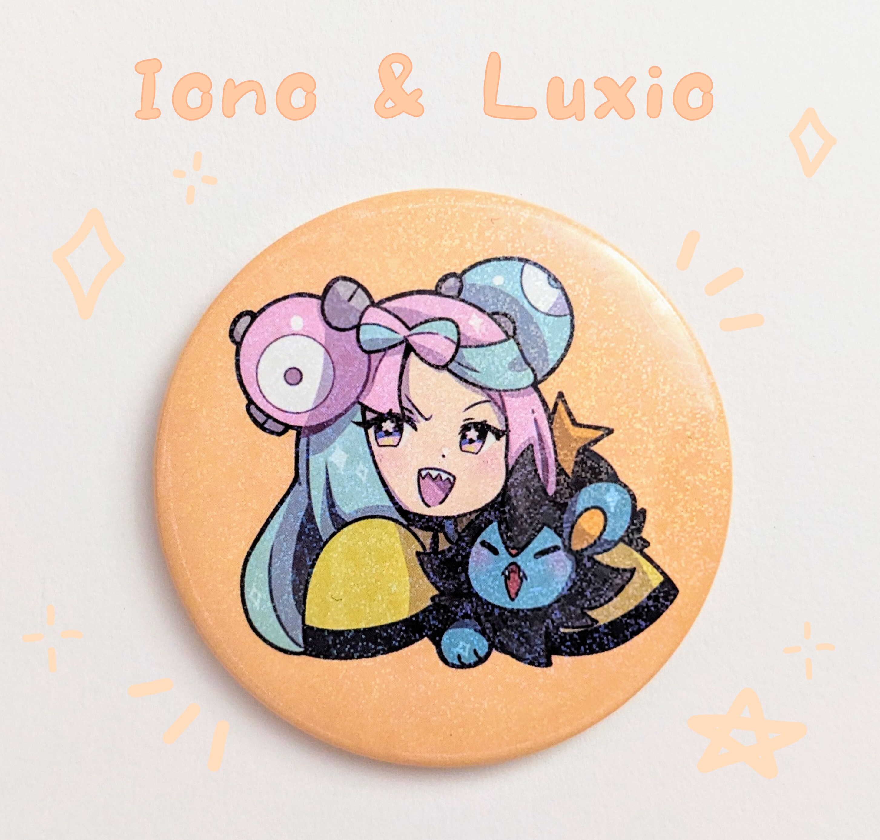 Pokemon Scarlet & Violet Character Badges Arven, Nemona, Penny, Iono - Etsy