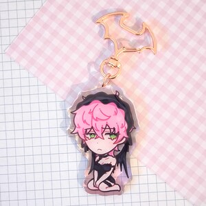 Alien Stage Mizi & Sua Angel Devil Keychains + Glitter Stickers - Etsy