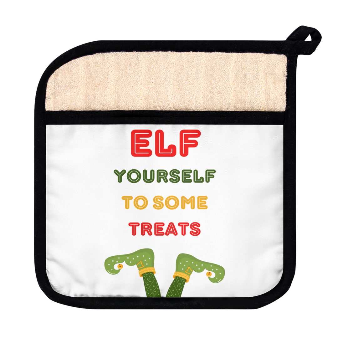 Elf Yourself Pot Holder With Pocket - Etsy