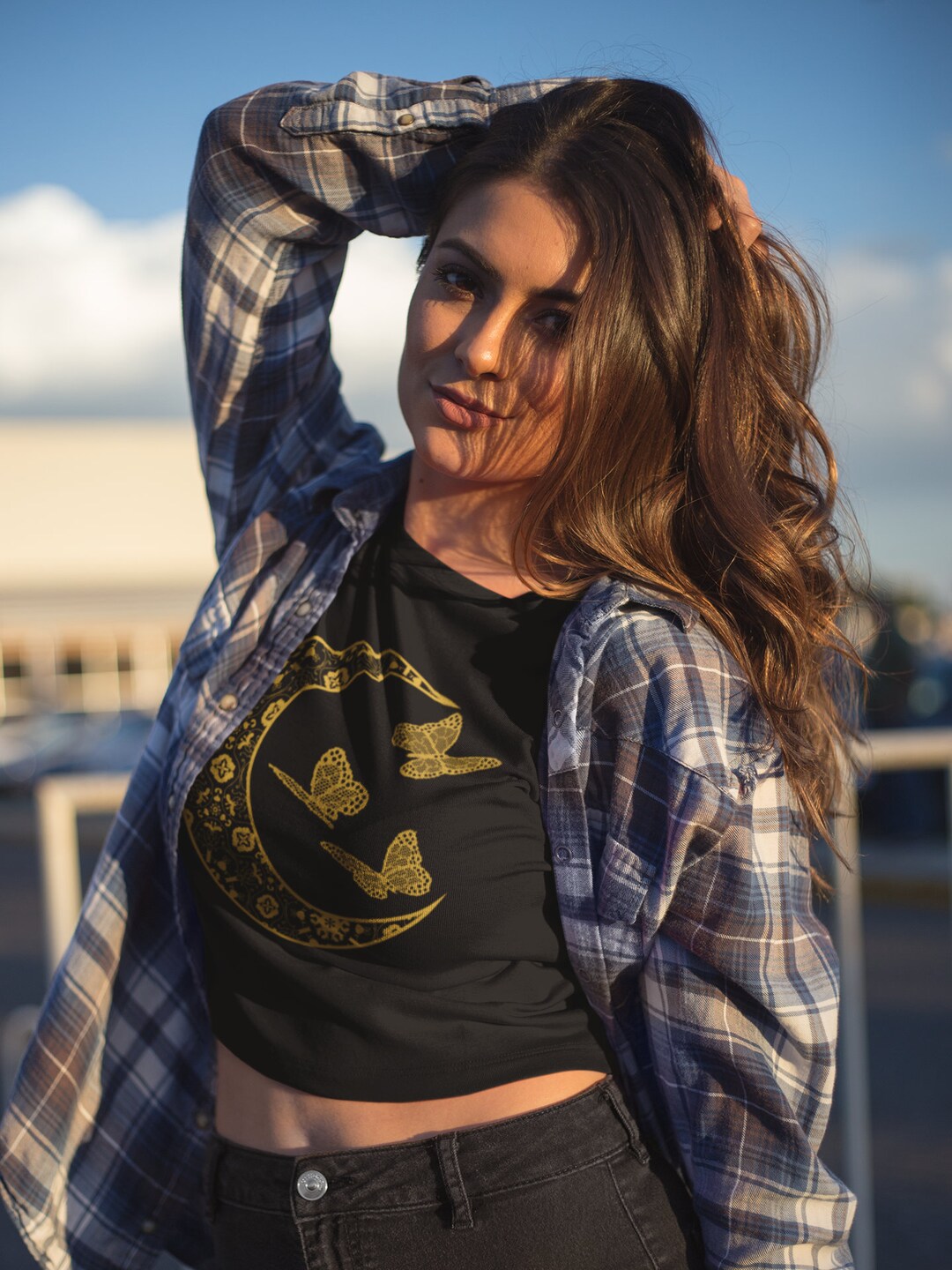 Moon Cropped Top | Moon Crop Top | Gifts for Her | Unique Gifts ...
