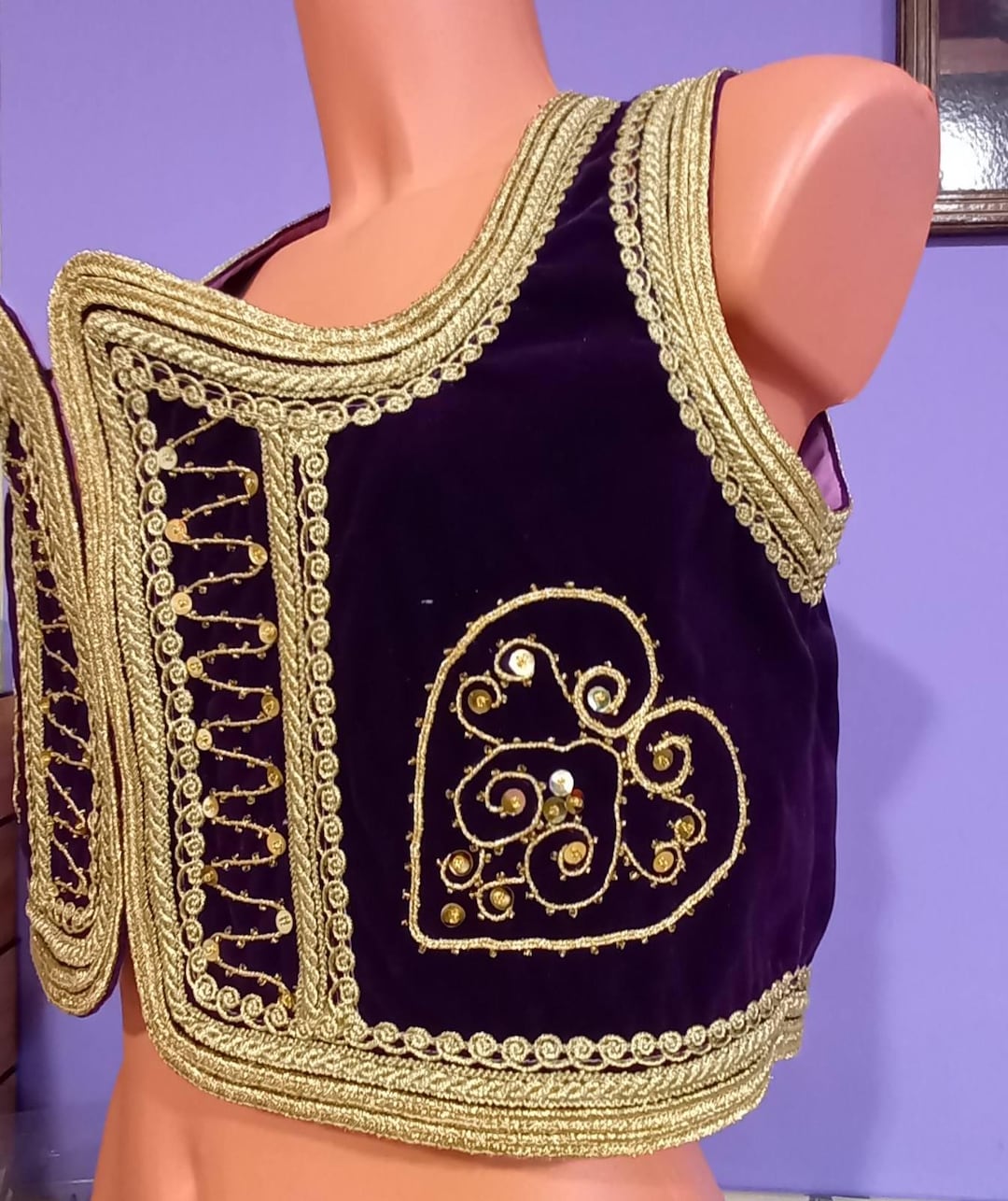 Handmade Unique Woolen Vest, Tradicional Jelek - Etsy