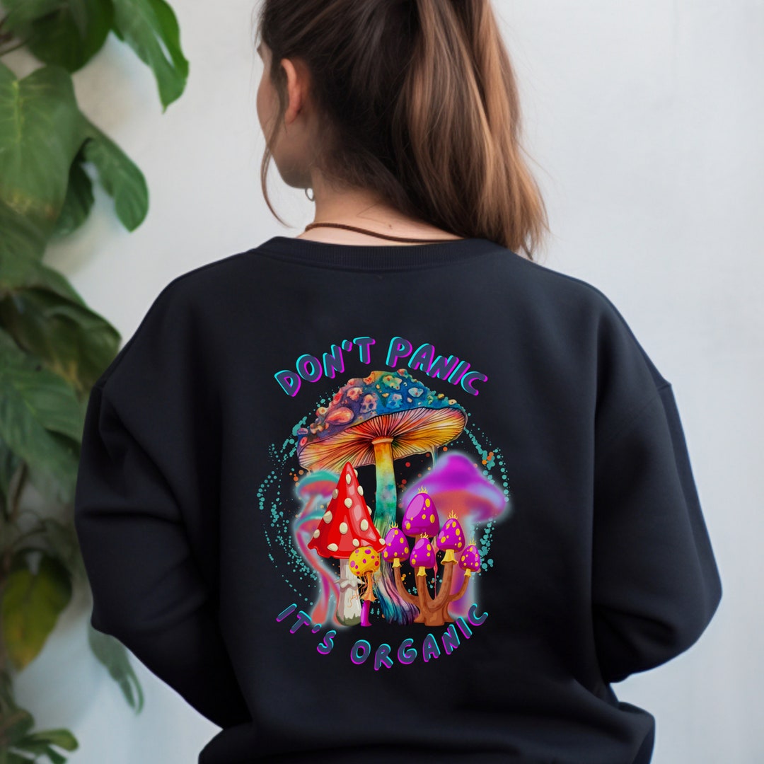 Psychedelic Mushrooms Sweatshirt Magic Mushroom Sweater - Etsy