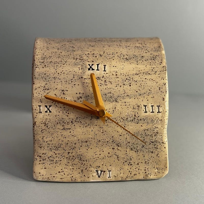 Ceramic Clock - Etsy