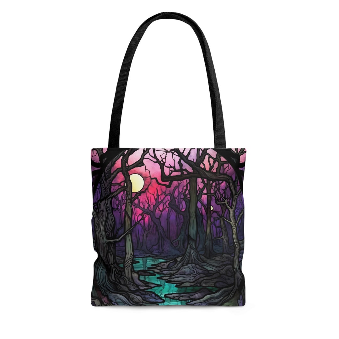 Gothic Forest Tote Bag 4, Fantasy Carry All Purse Shoulder Book Bag ...