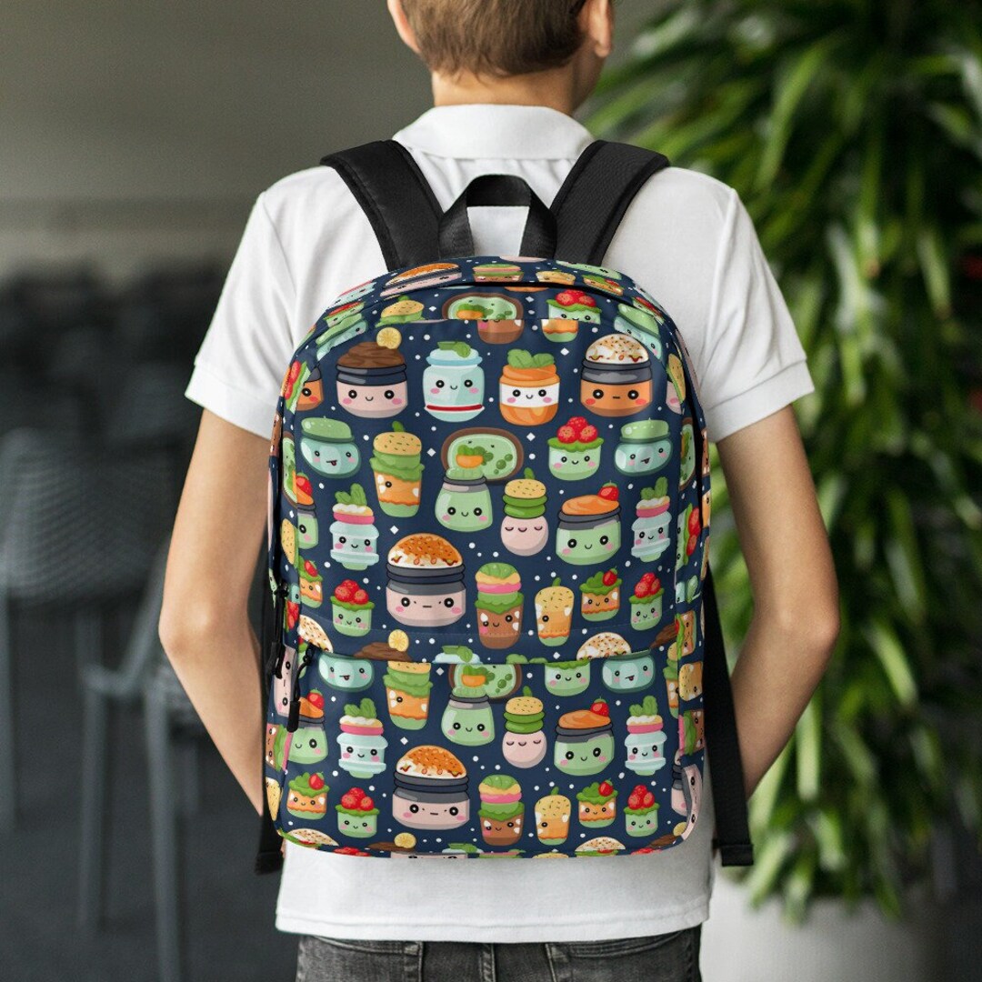 Kawaii Food Backpack, Cute Yummies Back to School Book Bag, Student ...