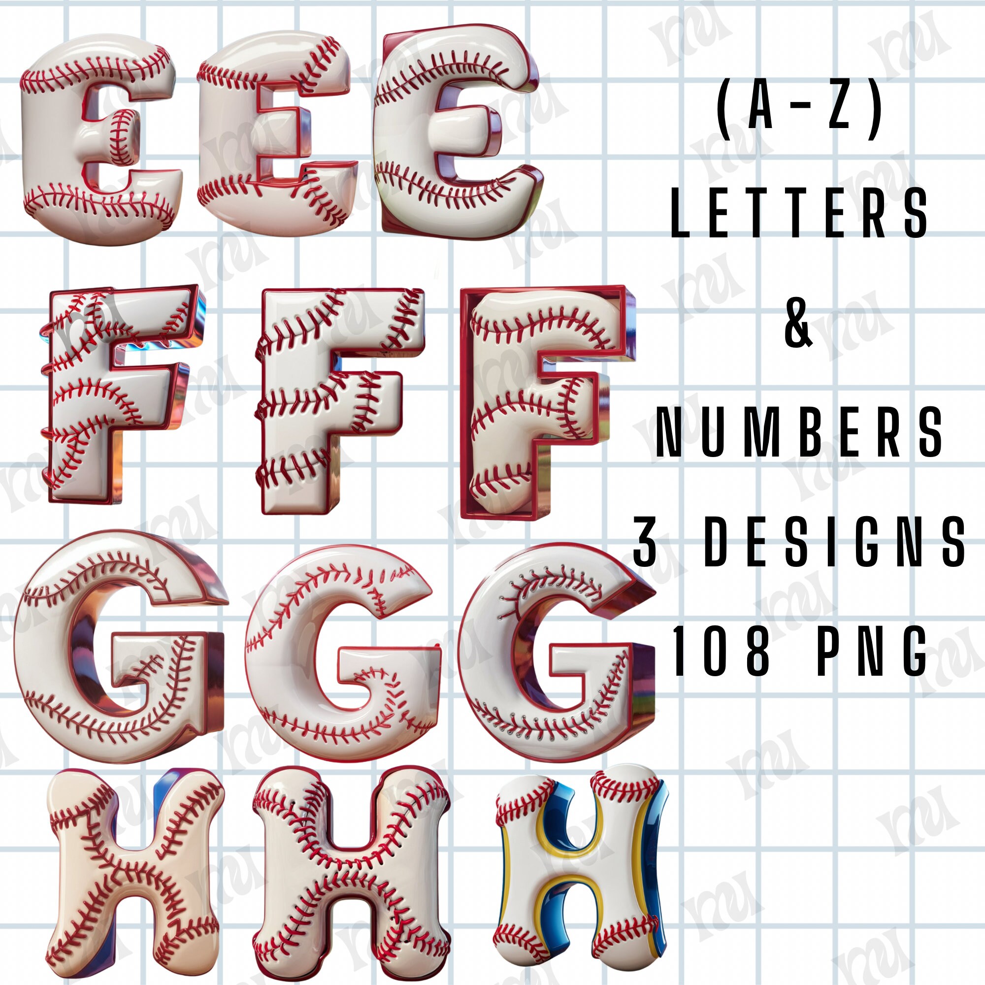 Baseball Letters PNG, Baseball Alphabets, Baseball Letters Doodle ...