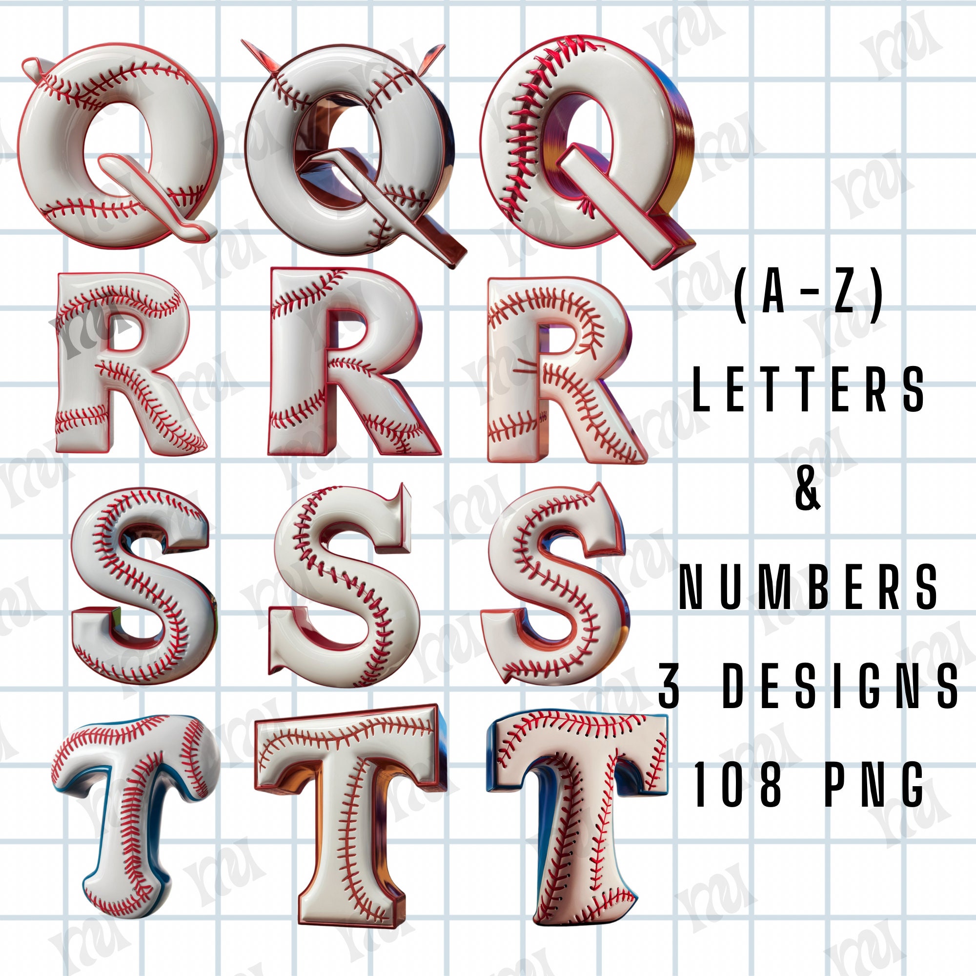 Baseball Letters PNG, Baseball Alphabets, Baseball Letters Doodle ...