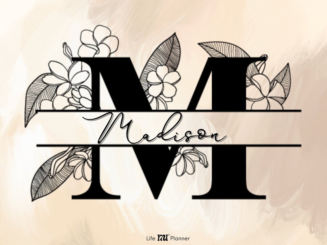 100 alfabeto monogramma bundle SVG DXF EPS file di taglio monogramma ...