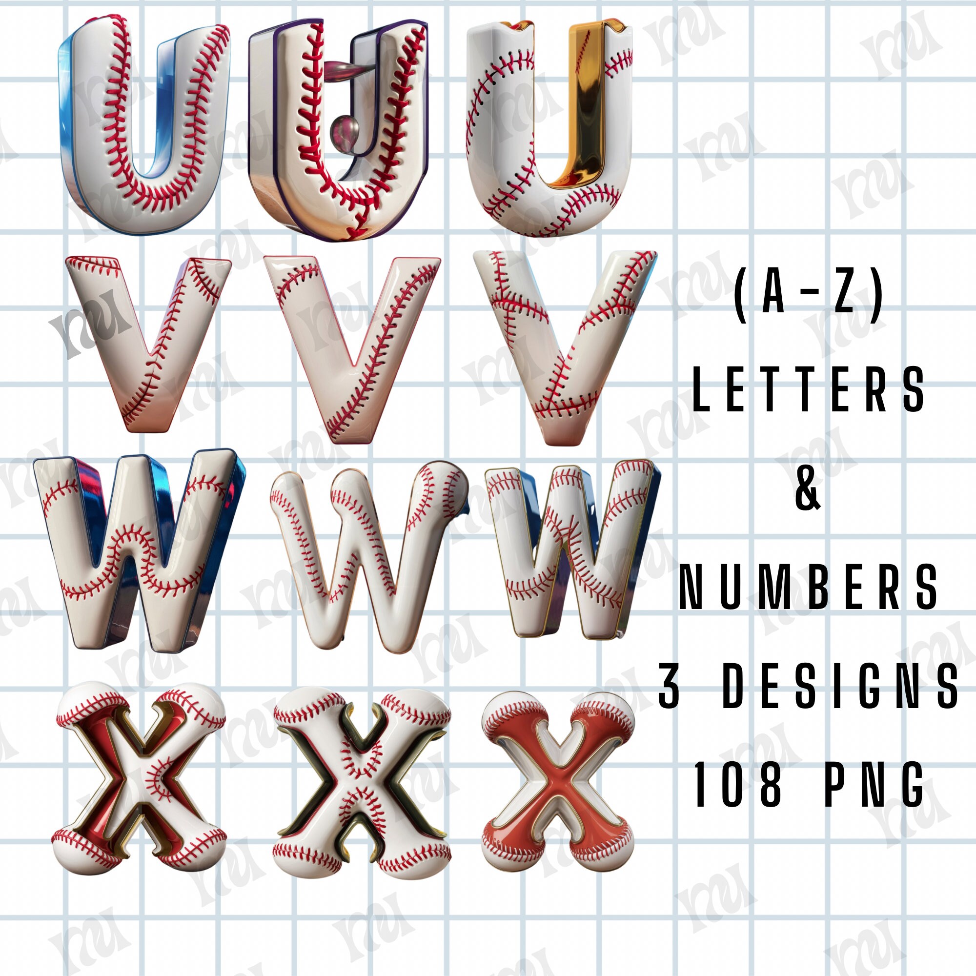 Baseball Letters PNG, Baseball Alphabets, Baseball Letters Doodle ...