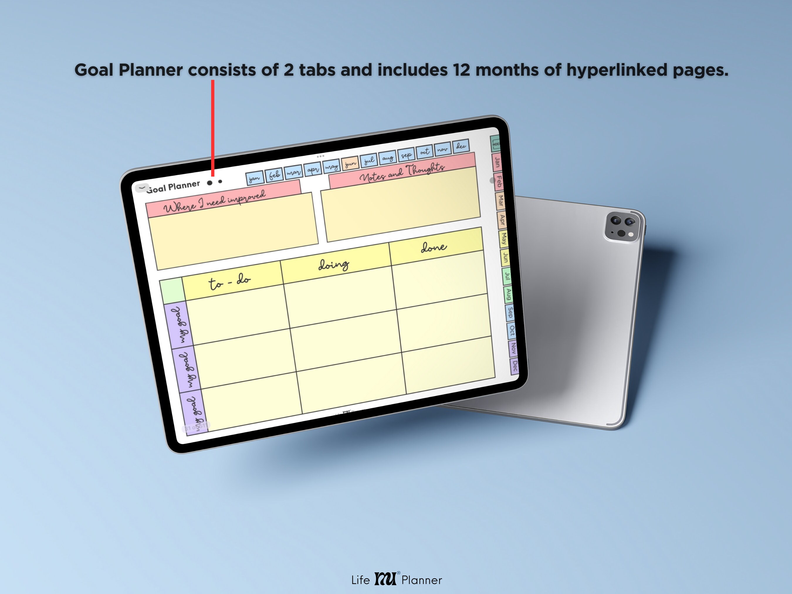 2024 Goodnotes Digital Planner With Apple Calendar Integration ...