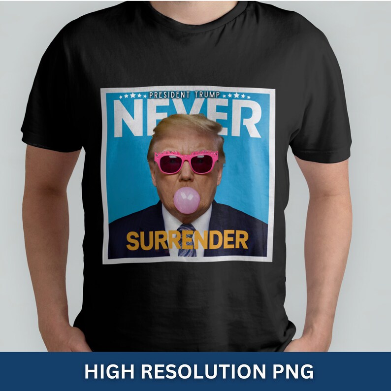 President Trump 2024 PNG, Make America Great, Trump Pink Bubble Gum ...