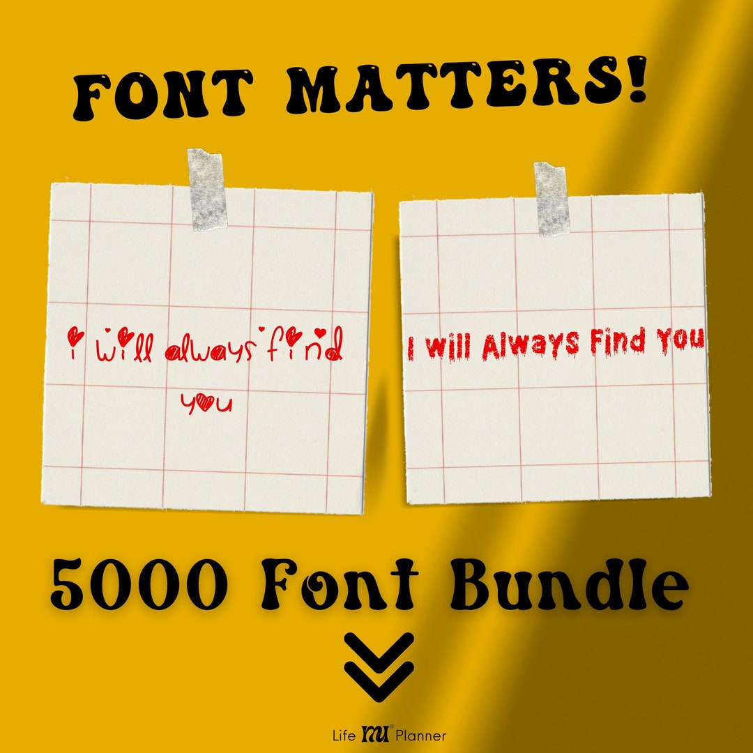 5000 Fonts Bundle, Handwritten Fonts, Calligraphy Fancy Font, Serif ...