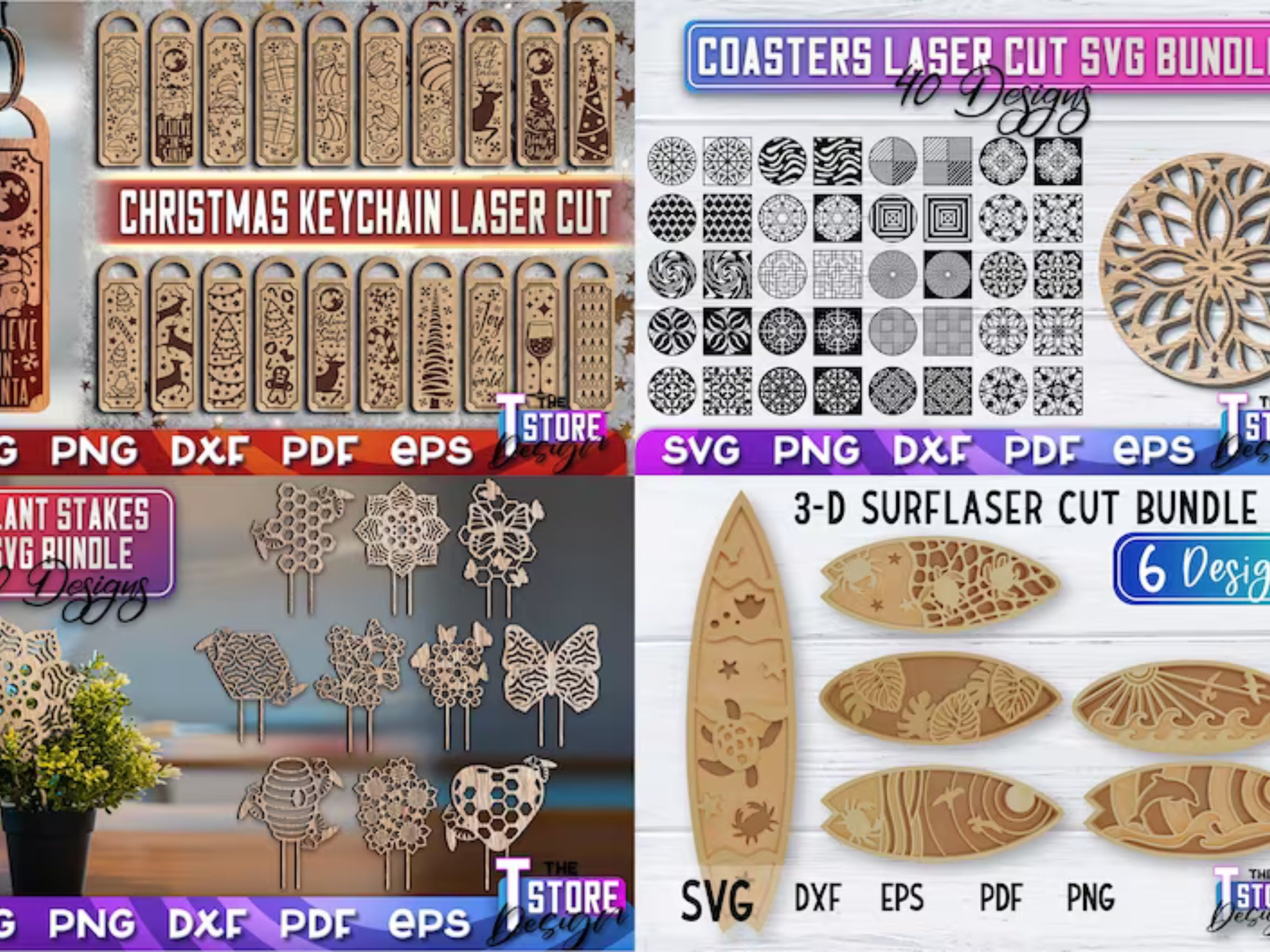 Laser-cut SVG Bundle for CNC, Engraving, and Laser Projects,laser Huge ...