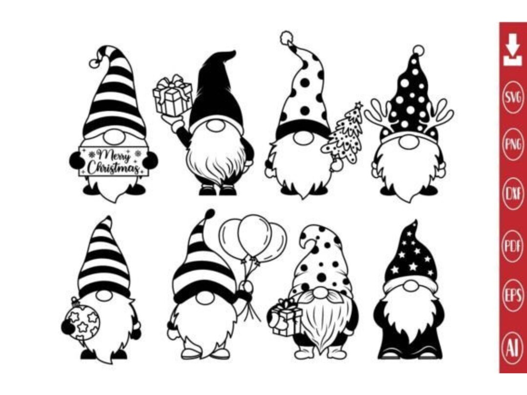 Christmas Gnome Svg , Gnomies Svg Cut File for Cricut,bundle Christmas ...