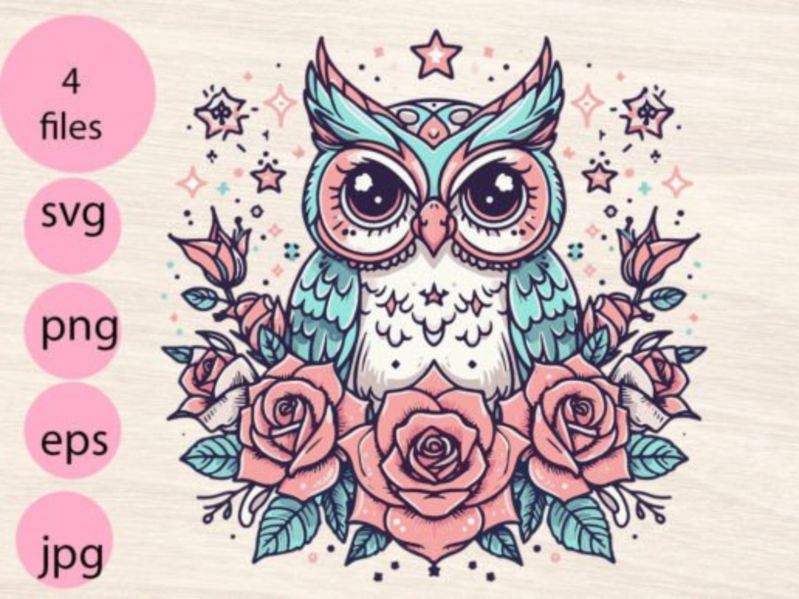 Owl Svg Cute Owl Svg Animal Svg Owl Png Owl Clipart Woodland Animal Svg ...