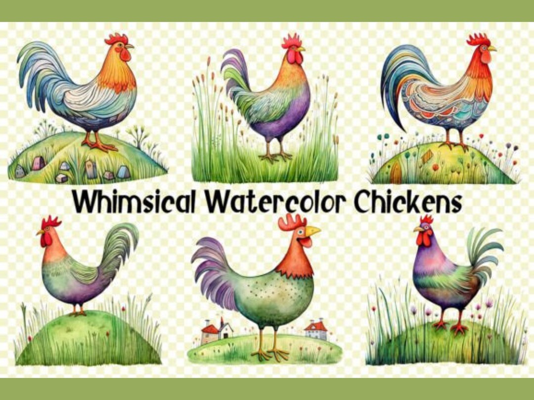 Funny and Cute Birds Clipart PNG Bundle 70 Watercolor Bird Animals Clip ...