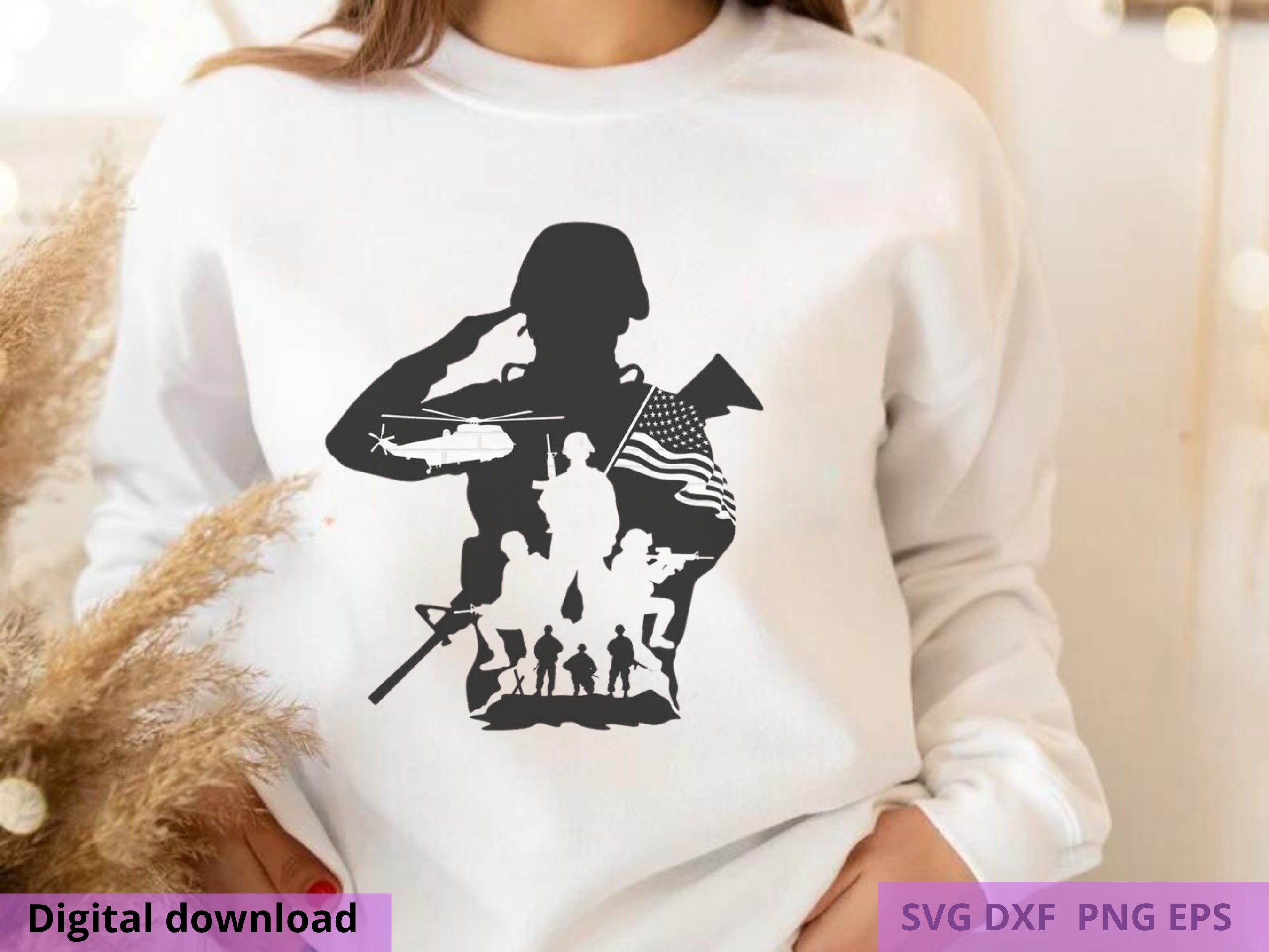 American Soldier SVG Bundle: Veterans Troops Army Military - Etsy