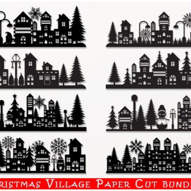 Village Svg - Etsy