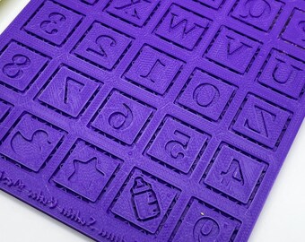 ABC Blocks 227-023 Cookie Cutter and Acrylic Stamp imprinted - Etsy