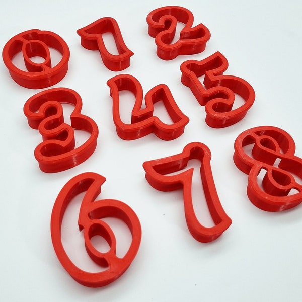 Fondant Numbers - Etsy