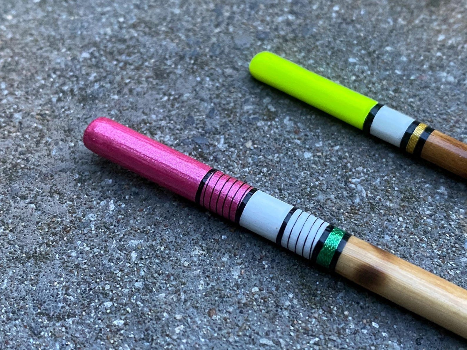 A Pair of JRB Handmade Traditional Style Scorched Reed Wagler Floats ...