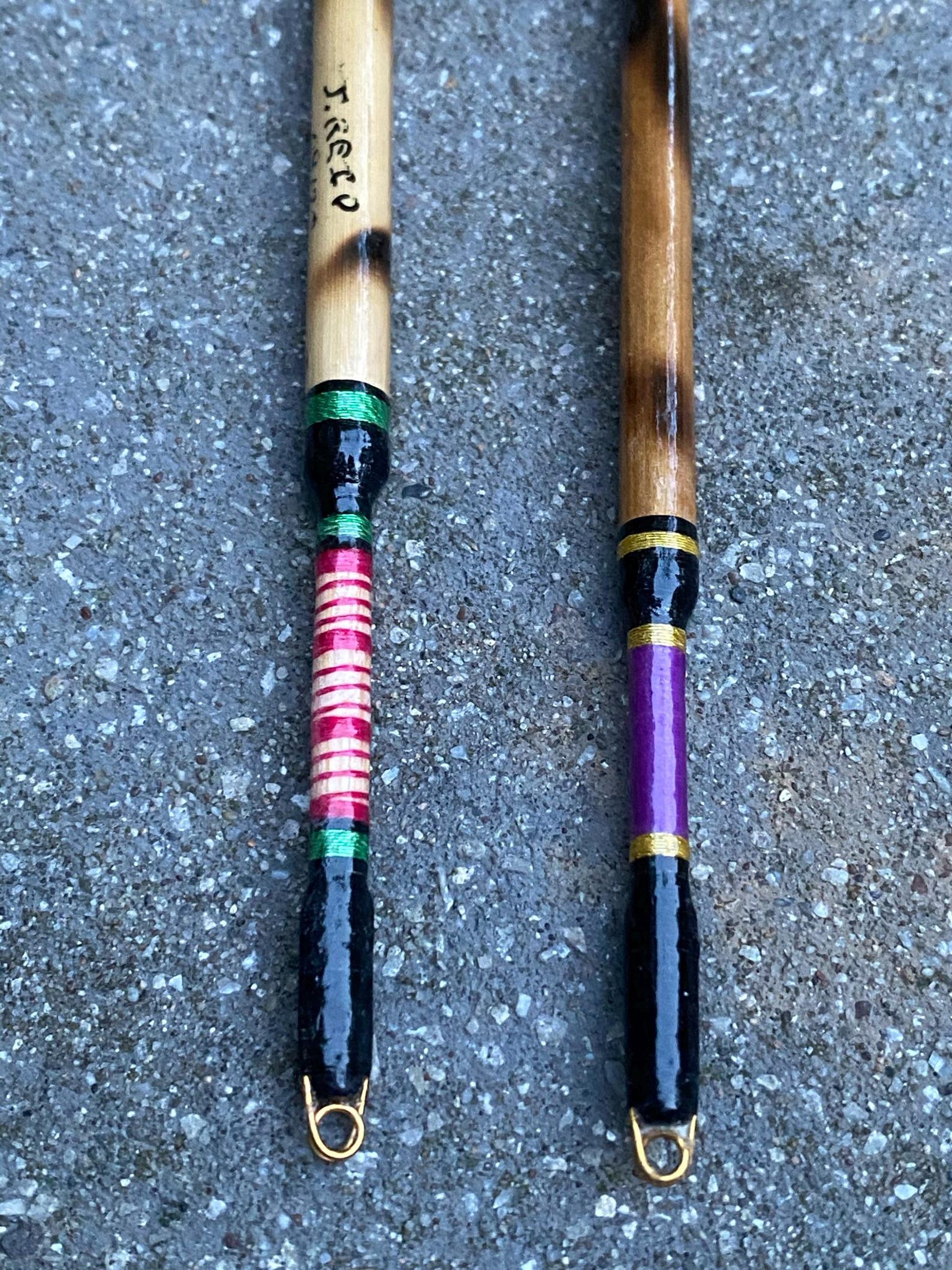A Pair of JRB Handmade Traditional Style Scorched Reed Wagler Floats ...