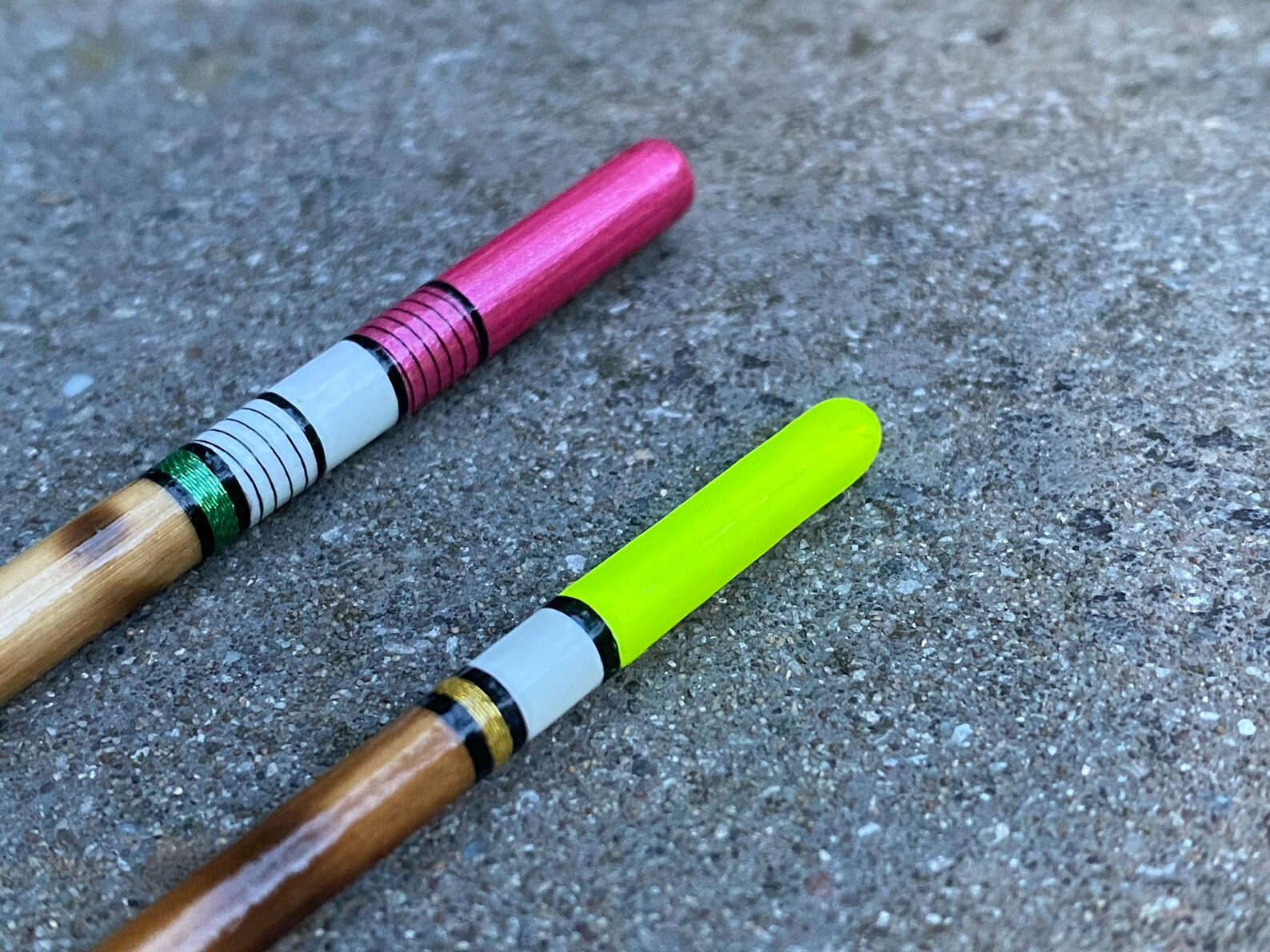 A Pair of JRB Handmade Traditional Style Scorched Reed Wagler Floats ...