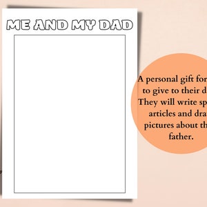 Fathers Day Printable Coloring Page,all About My Dad Printable,father's ...