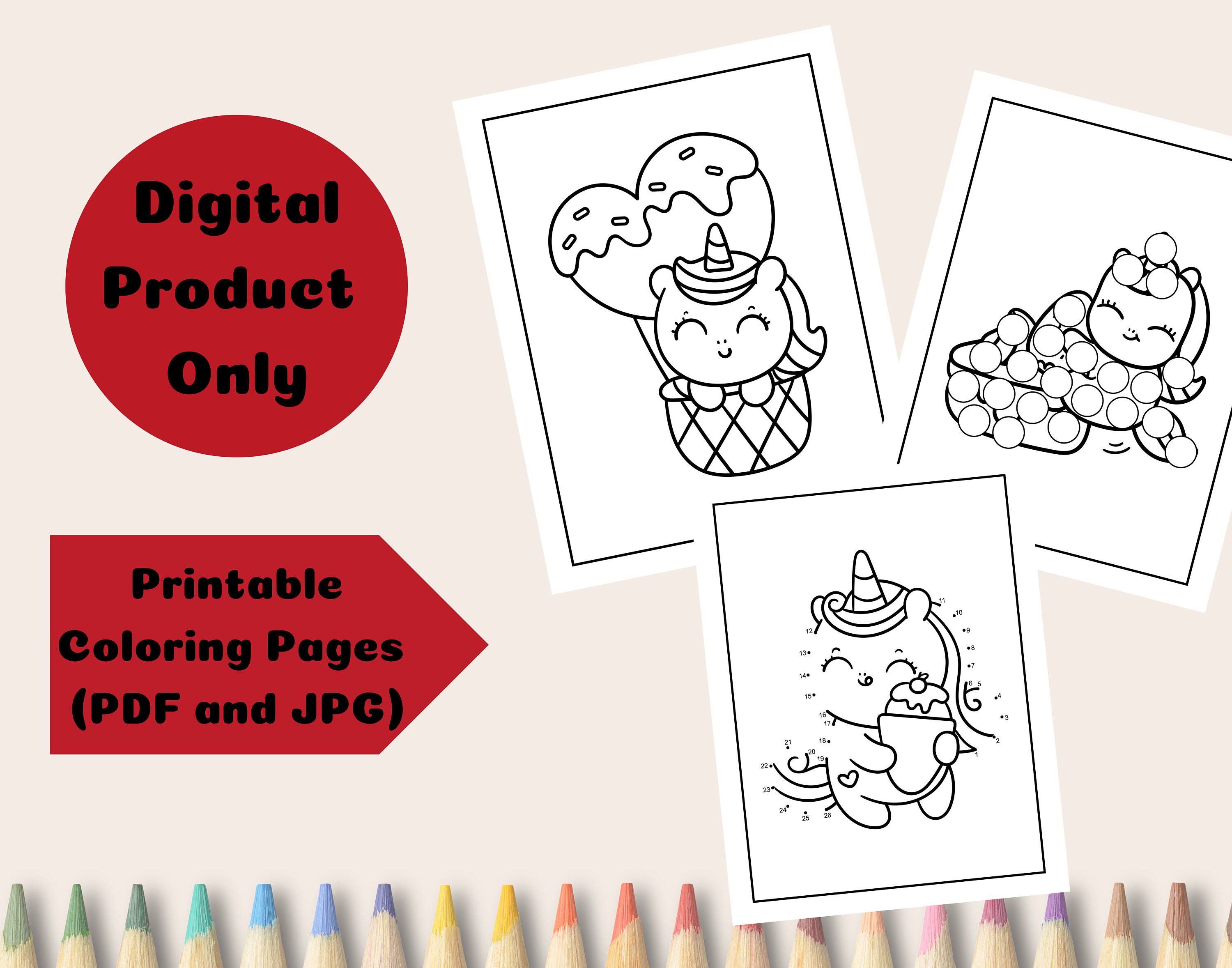 Unicorn Activity Pages, Unicorn Activity Book, Unicorn Coloring Sheets ...