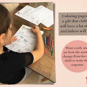 Father's Day Printable,daddy Craft Activity,all About Dad Gift Dad ...