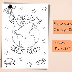 Father's Day Printable,daddy Craft Activity,all About Dad Gift Dad ...