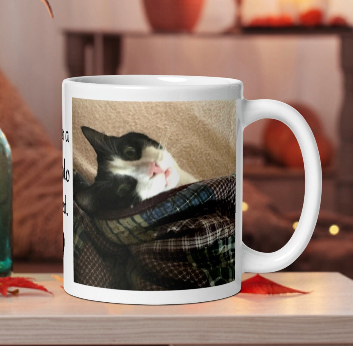 Funny Tuxedo Cat Mug Gift Cute Cat Mug for Tuxedo Cat Lover Tuxedo Cat ...