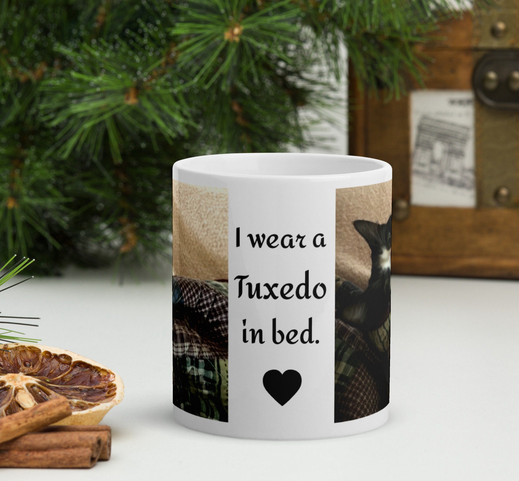 Funny Tuxedo Cat Mug Gift Cute Cat Mug for Tuxedo Cat Lover Tuxedo Cat ...