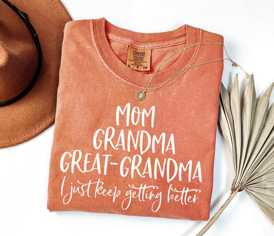 Comfort Colors Grandma Great-grandma Shirt: Pregnancy Announcement - Etsy