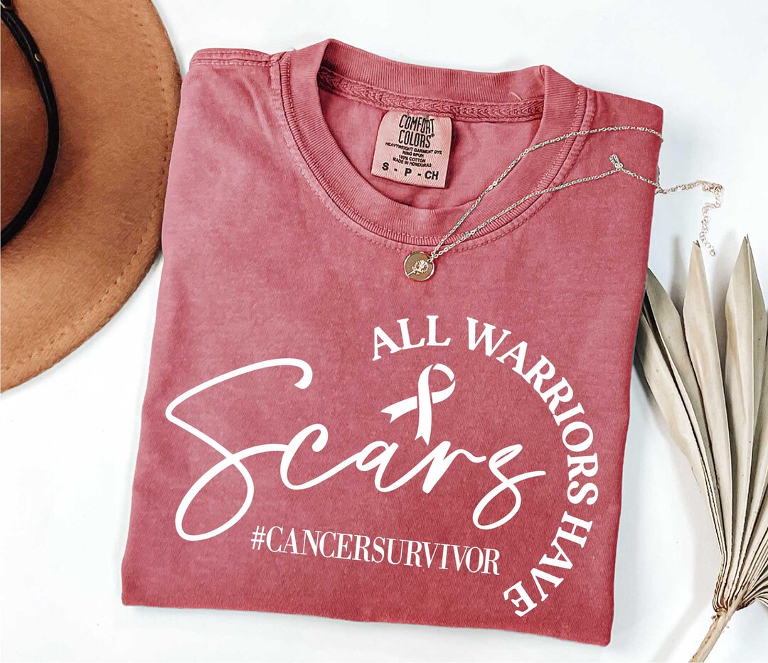 All Warriors Have Scars Shirt - Breast Cancer Survivor Gift Tee - Etsy