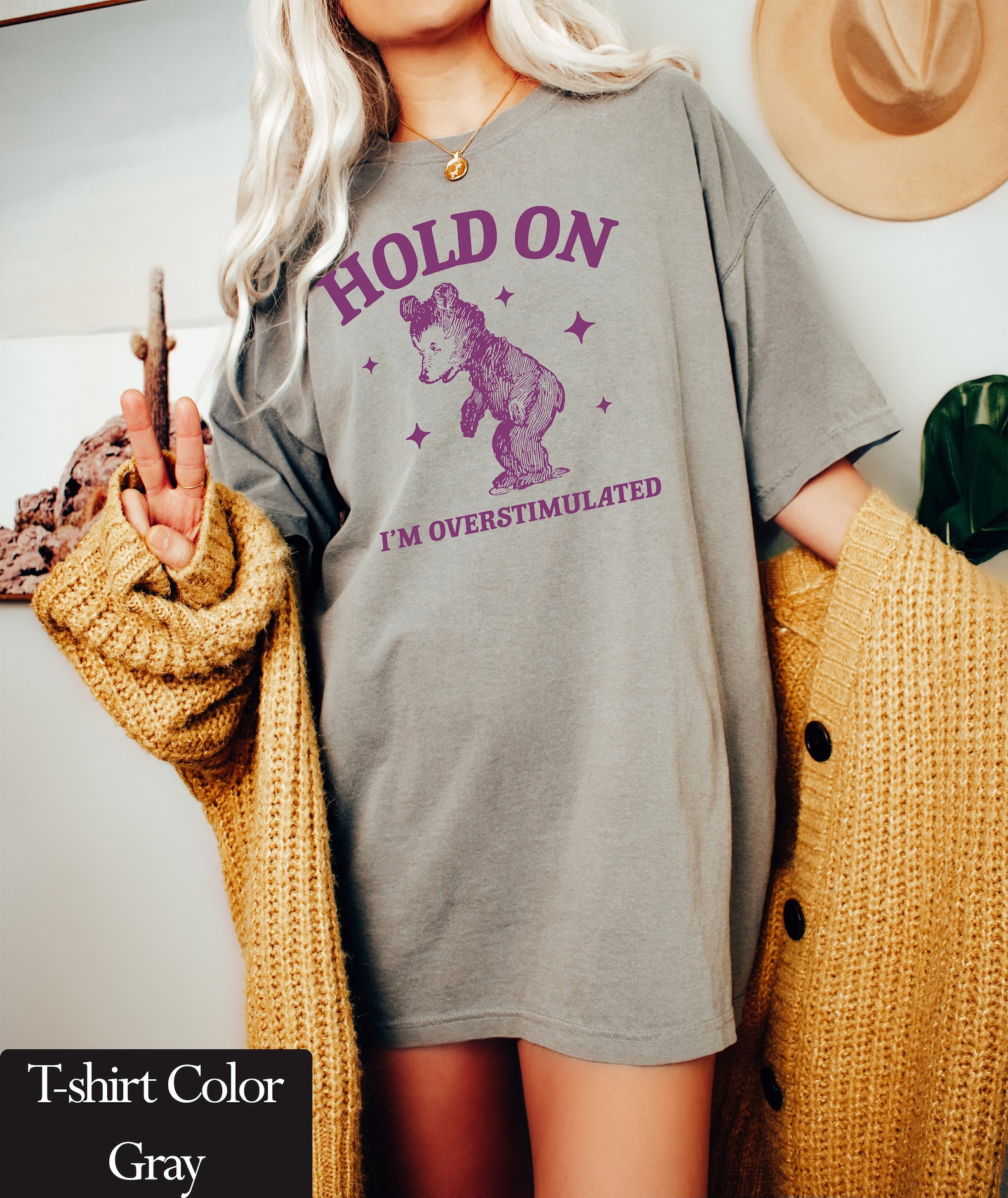 Comfort Colors Hold on Im Overstimulated T Shirt Funny Meme Tee Shirt - Etsy