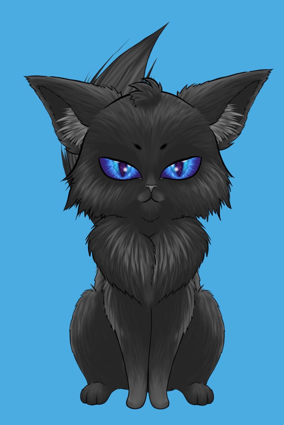 Celest | Premade Live 2D Cat Vtuber Avatar - Multiple Idle Animations ...