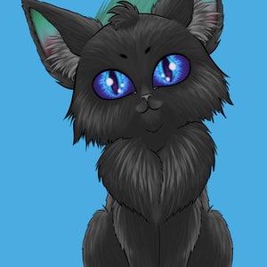 Celest | Premade Live 2D Cat Vtuber Avatar - Multiple Idle Animations ...