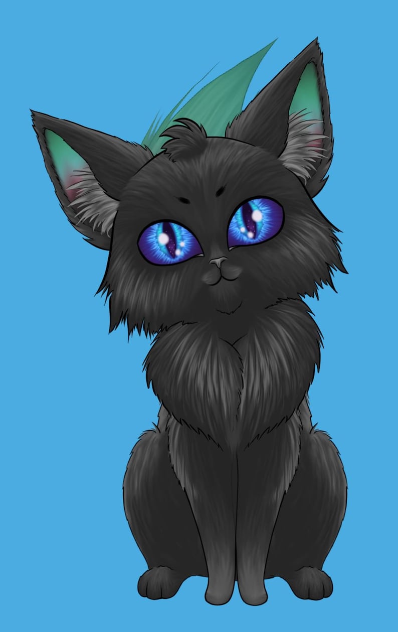 Celest | Premade Live 2D Cat Vtuber Avatar - Multiple Idle Animations ...