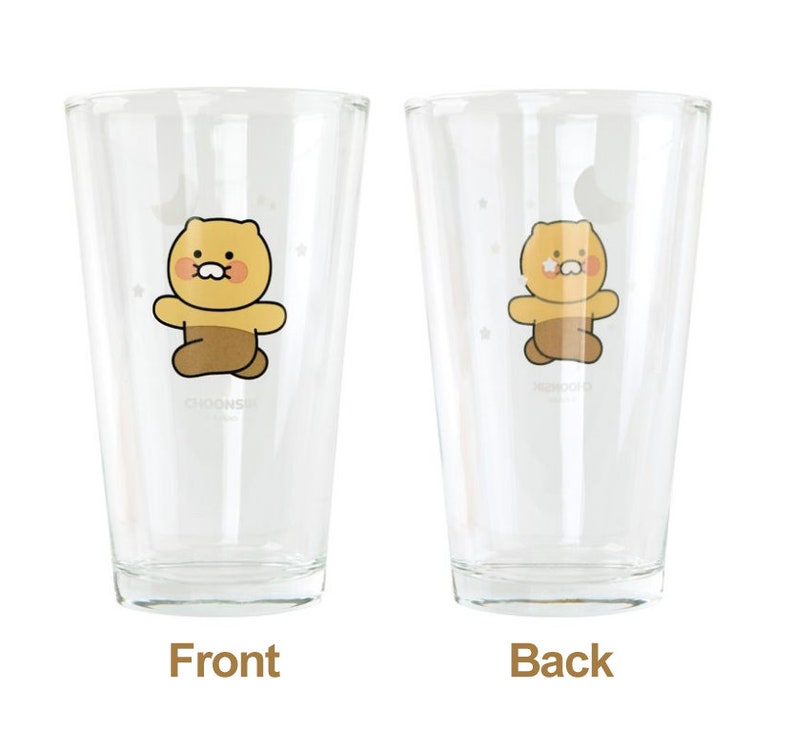 Korea Kakao Friends Choosik Glasses 435ml - Etsy