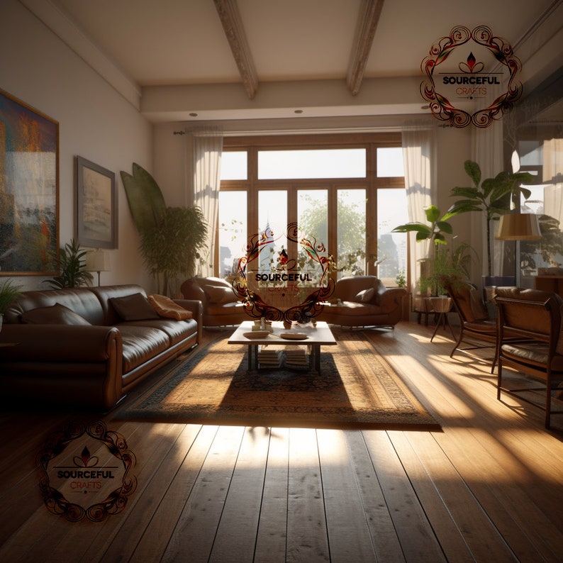 4-pack of Virtual Zoom Backgrounds: Living Room | Beach House | Coffee ...