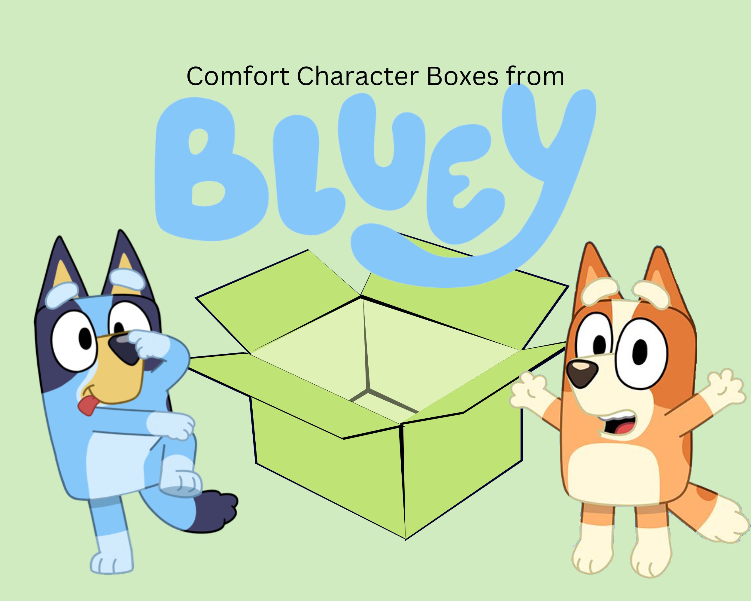 Bluey Comfort Character Boxes - Etsy