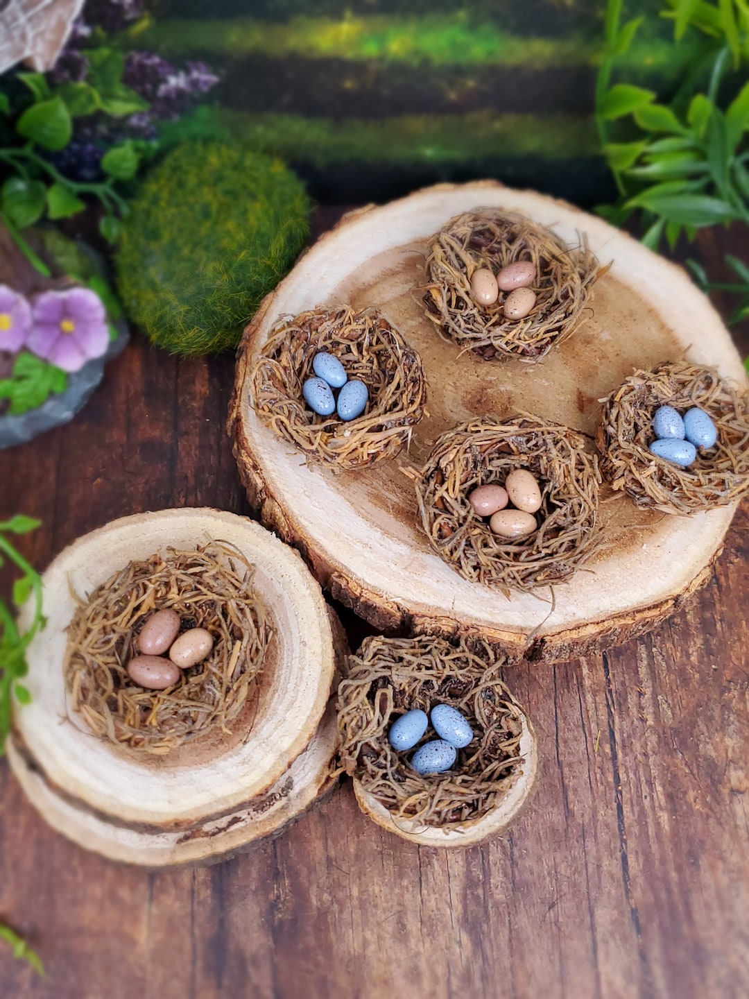Miniature Bird Nest, Dollhouse Bird Nest, Mini Nest - Etsy