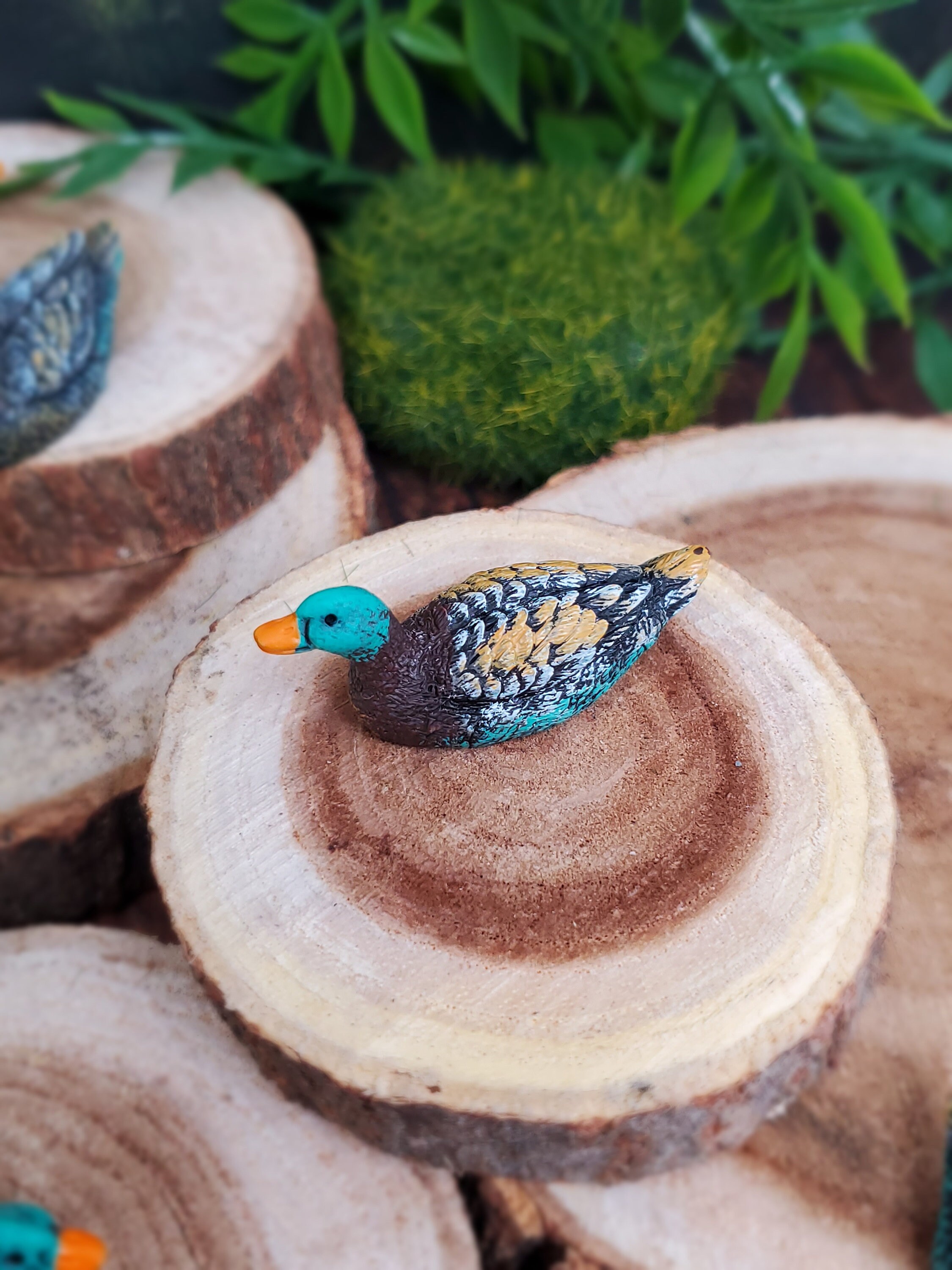 Miniature Dollhouse Duck, Duck Miniature, Dollhouse Duck, Miniature ...