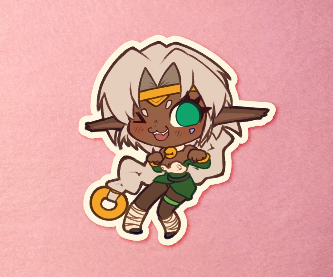 Die-cut Sticker Inspired by Aisha Clan-clan From Outlaw Star ...