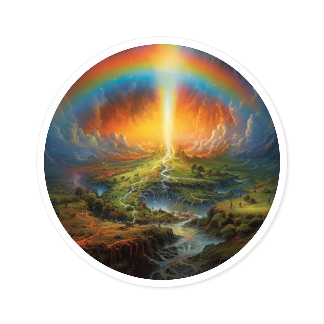 Magical Rainbow Sticker, Rainbow Sticker, Laptop Sticker, Water Bottle ...