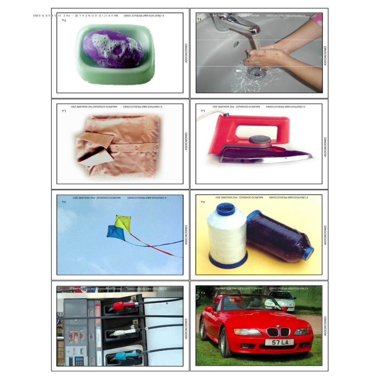 Association Flashcards With Real Photos | Printable Language ...