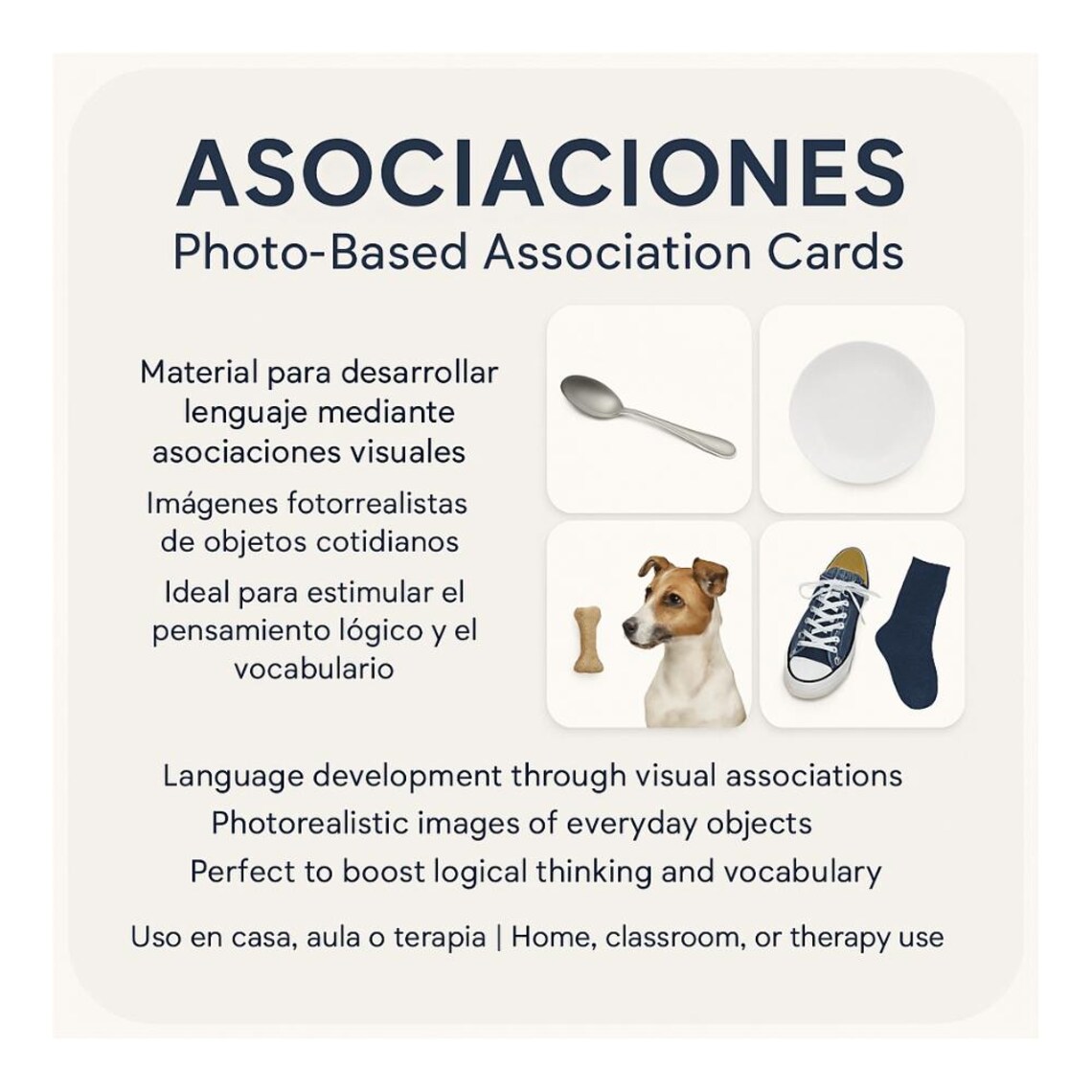Association Flashcards With Real Photos | Printable Language ...