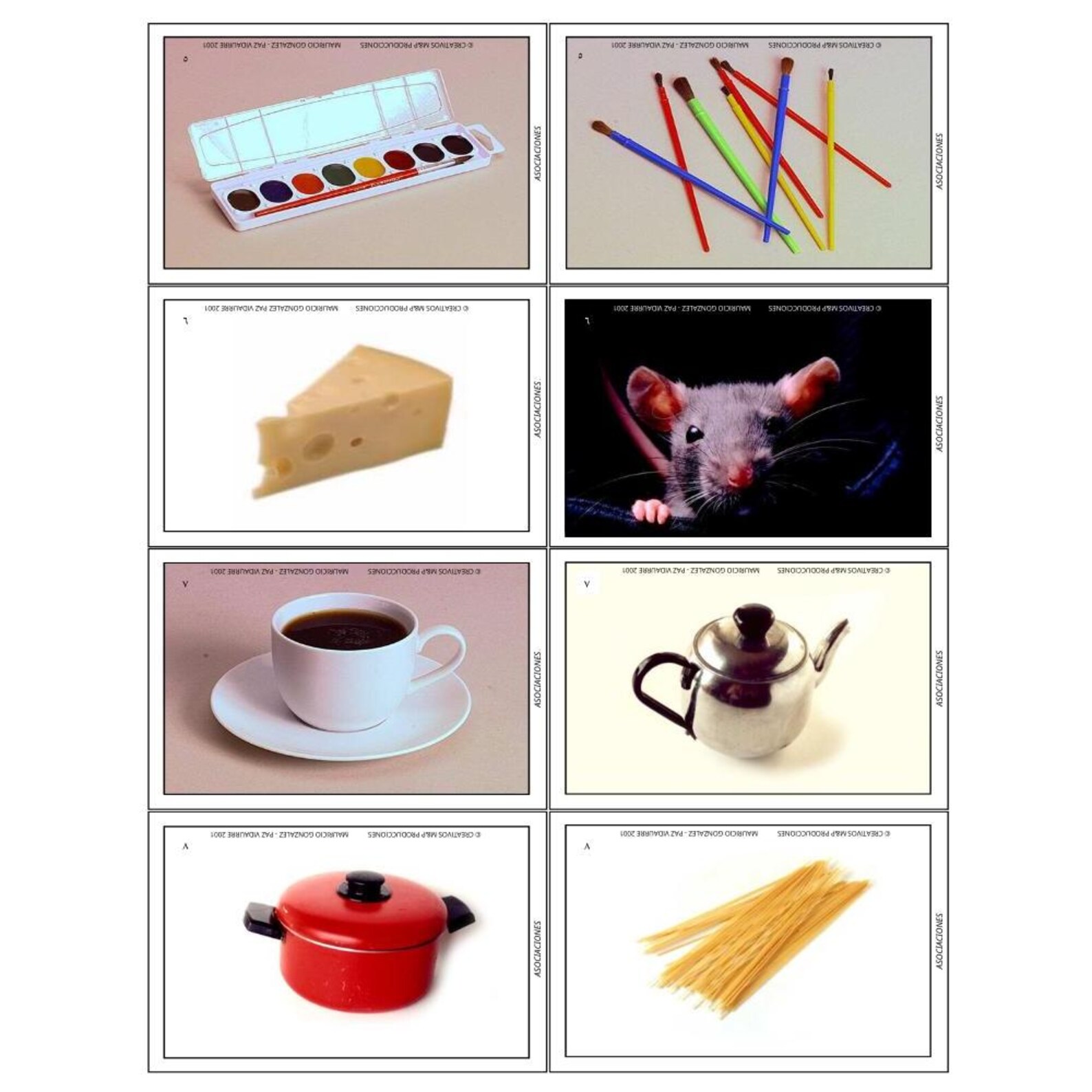 Association Flashcards With Real Photos | Printable Language ...