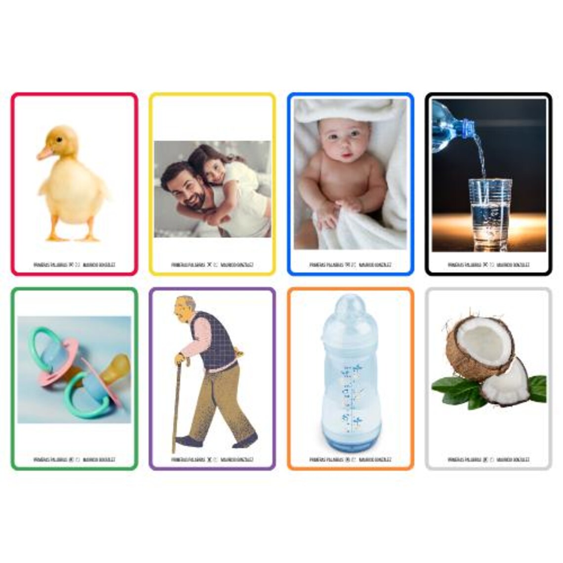 First Words Flashcards for Babies & Toddlers | Printable Language ...